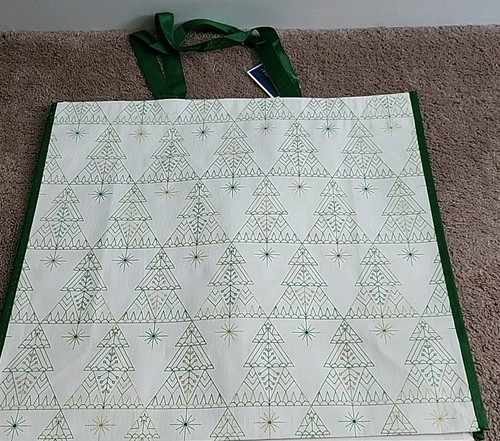 New Marshalls - Line Art Christmas Trees - Large Reusable Shopping Tote ...