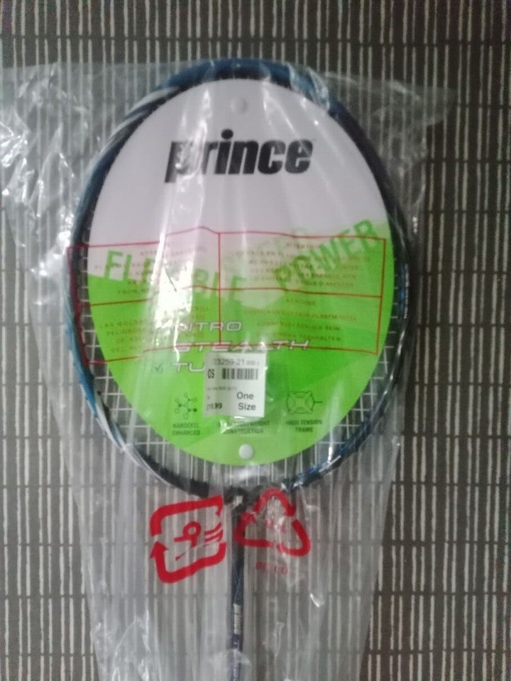 Prince Turbo badminton racquet - Blue - Sn13 | eBay