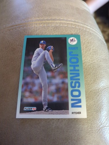 1992 Fleer Baseball Card Randy Johnson Seattle Mariners #283 | eBay