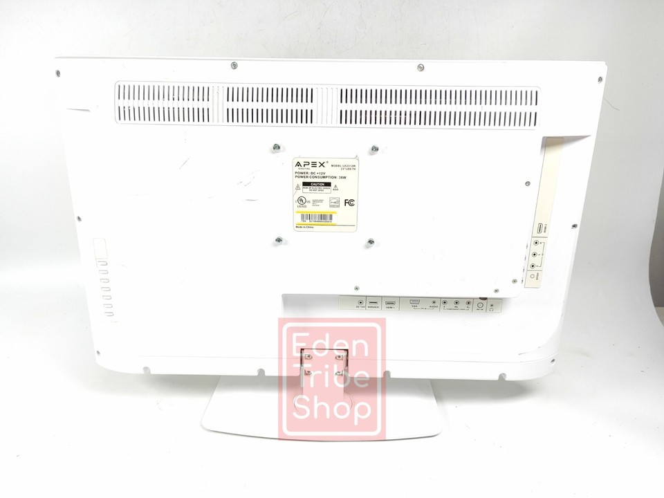 APEX LE2312W 23" LED TV Monitor White No Remote | eBay