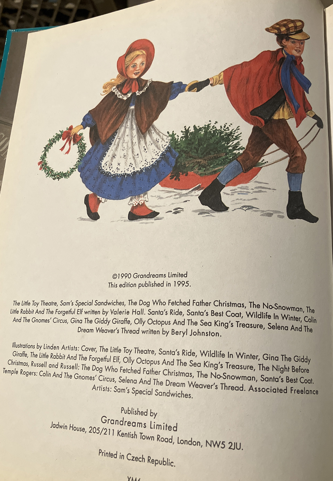 Treasury of Christmas Tales By Beryl Johnston & Valerie Hall. Hardcover ...