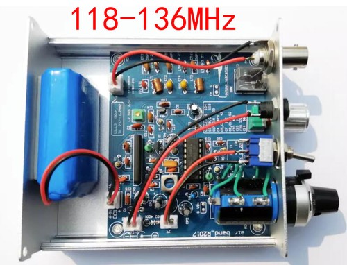 118-136MHz Aviation Band Receiver AM Airband + Battery + Antenna | eBay