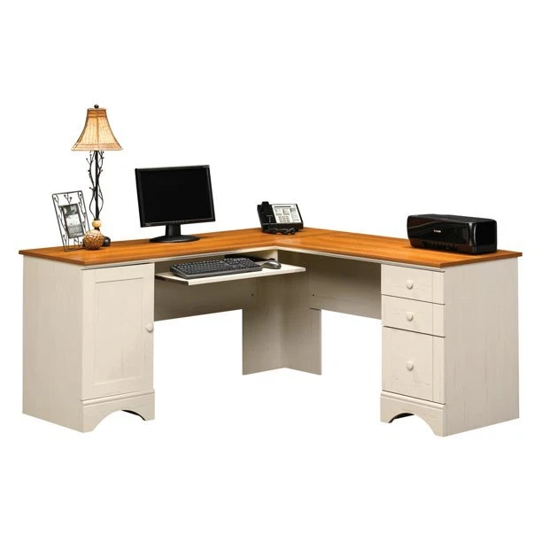 Antique White Computer Desk