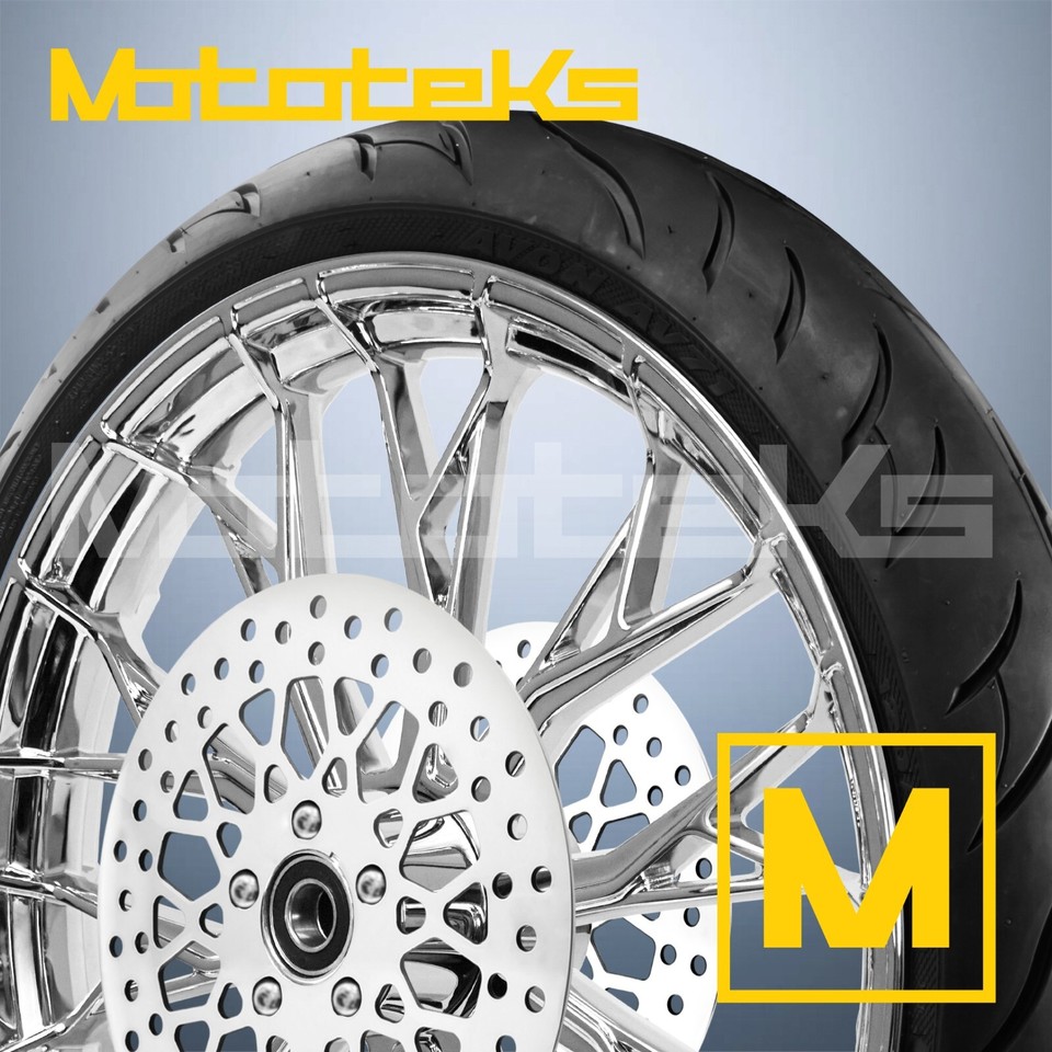 21" 21X3.5 RAIDER MAG WHEEL CHROME FOR HARLEY TOURING MODELS FRONT RIM ...