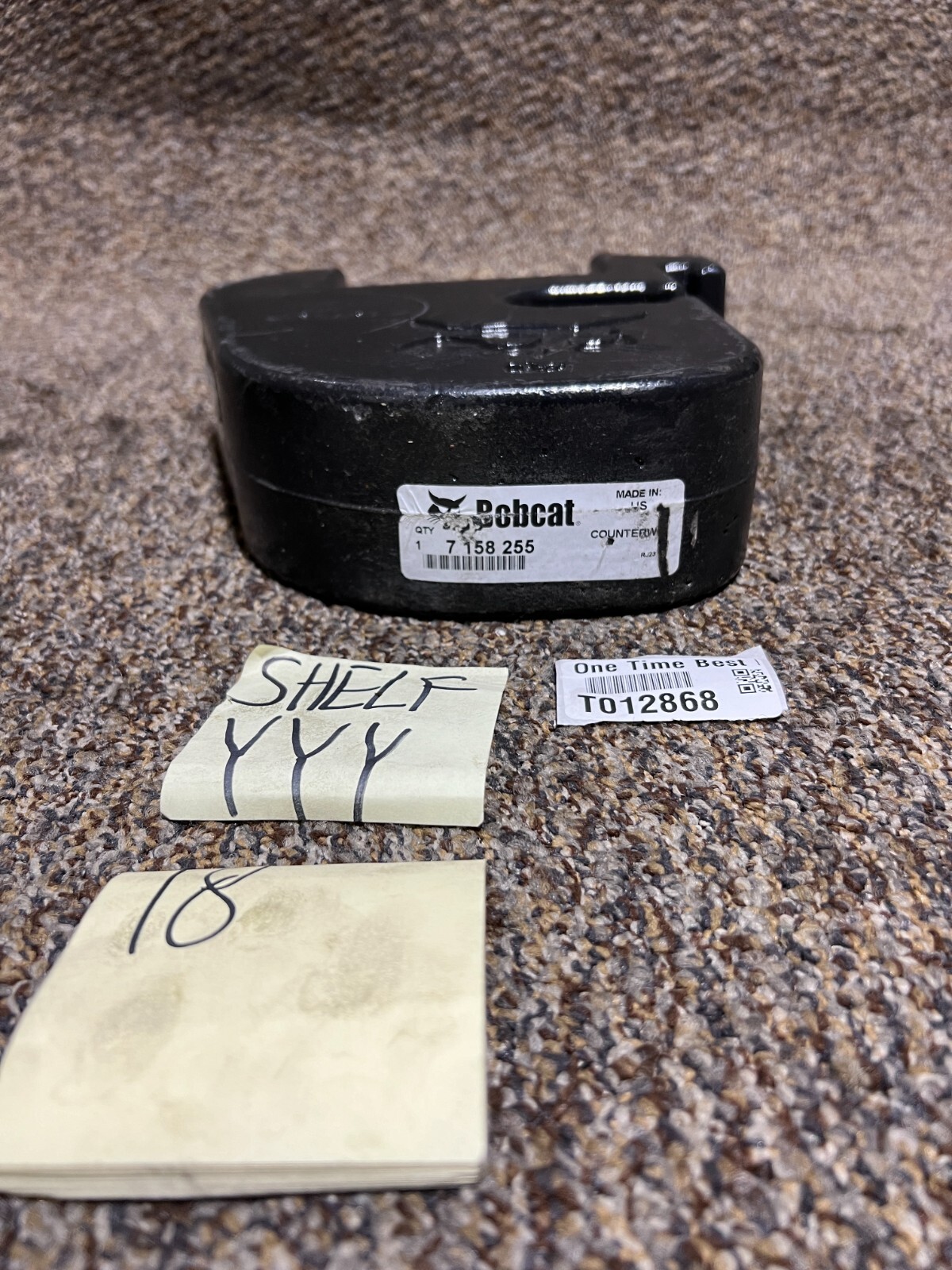 GENUINE OEM BOBCAT 50lb. Counterweight For Tractors 7158255 | eBay