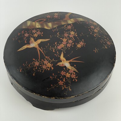 Boxes - Antique Japanese Round Box