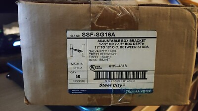 Steel City SSF-SG16A Adjustable Bar Bracket 16" box with 5 | eBay