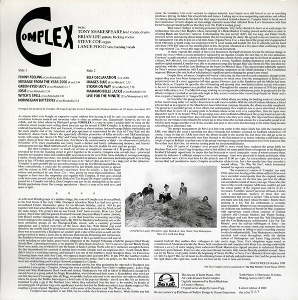 Complex Complex Ltd LP UK 1998 Tenth Planet NM | eBay