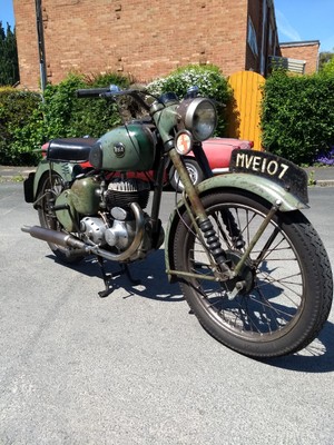 Rare Classic Motorcycle. BSA C10L..1954. Ready for immediate use. | eBay UK