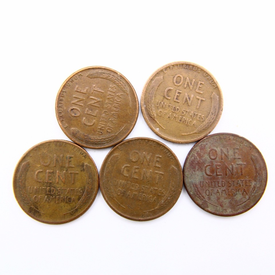 Lincoln Wheat Cent Penny Lot- Actual Coins Shown [WCL105] | eBay