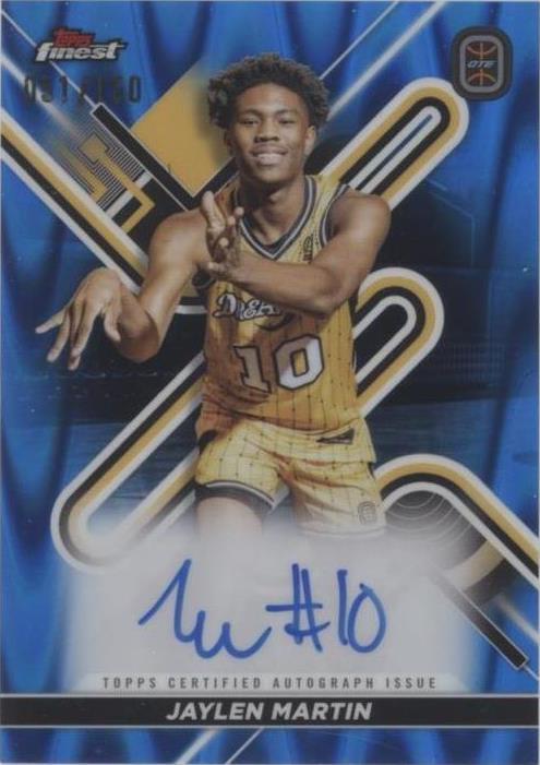 2022-23 Topps Finest OTE Overtime Elite - Finest Autographs Blue ...