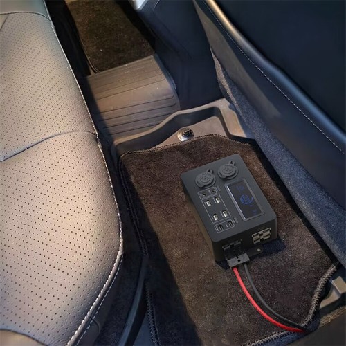 Durable 12V Power Distribution Box With USB Type-C LED Display For Car ...