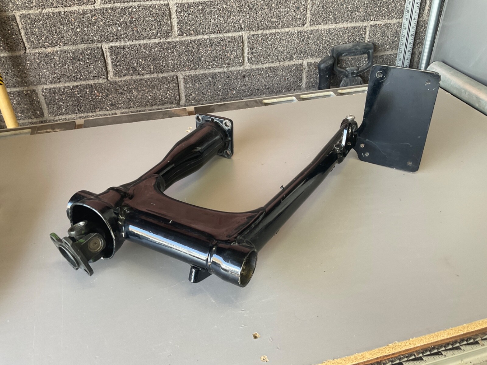 BMW Airhead R80 R100 Swingarm Swing Arm & Driveshaft with License Plate ...