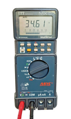 Multimètre Métrix MX 51 AUTORANGING 5000 Pts IP66 ASYC II | eBay