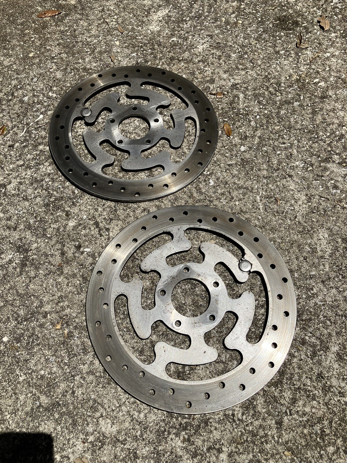 Harley Brake Disc Rotor Set 2009 up OEM FLH Airstrike Brembo 41808-08 ...