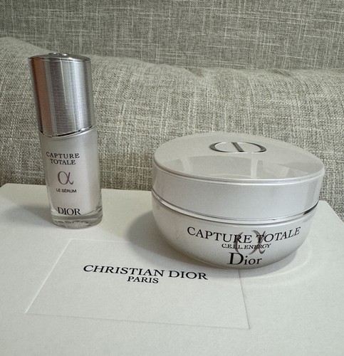 Authentic CHRISTIAN DIOR Capture total Cream & Serum Set Youth Skincare ...