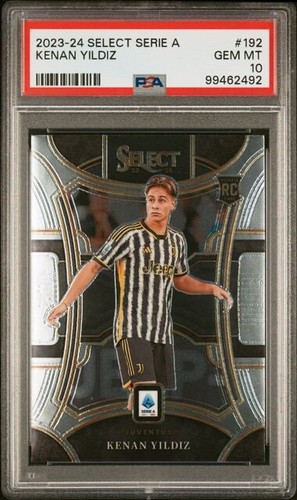 KENAN YILDIZ * PSA 10 * POP 5 * 2023-24 SELECT SERIE A JUVENTUS ROOKIE CARD #192 | eBay