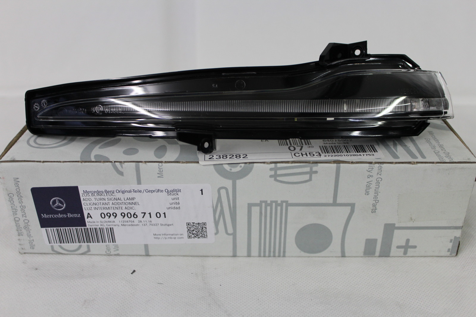 Genuine Mercedes-Benz W205 C-Class LH Mirror Repeater Indicator Lamp ...