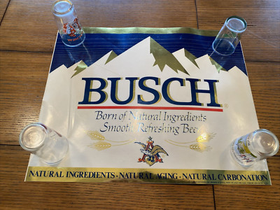 Busch Beer Large Window Advertising Decal Sticker 16.5" x 13.25" | eBay