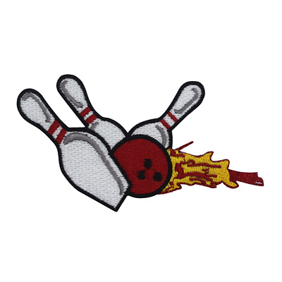 Bowling Embroidery Iron on Sew on Patch Badge For Clothes | eBay