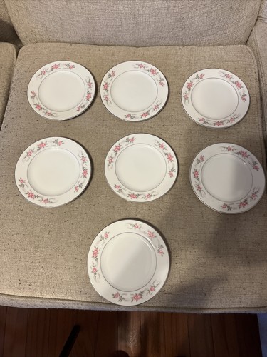 diamond china japan pageant porcelain set of 7 bread or dessert plates ...