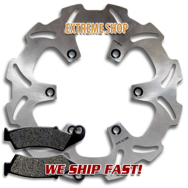 Front Stainless Steel Brake Disc Rotor + Pads for Suzuki DR650 SE/S ...