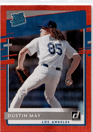 2020 Donruss Baseball Holo Red Dustin May #32 RR | eBay
