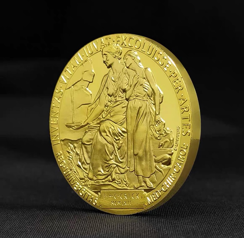 Gold Plated Nobel Peace Prize Metal Quality Commemorative Coin ...
