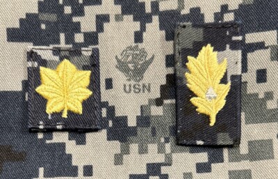 US Navy LCDR/O4 Rank Medical NWU Type I Sew-On LT Commander USN | eBay