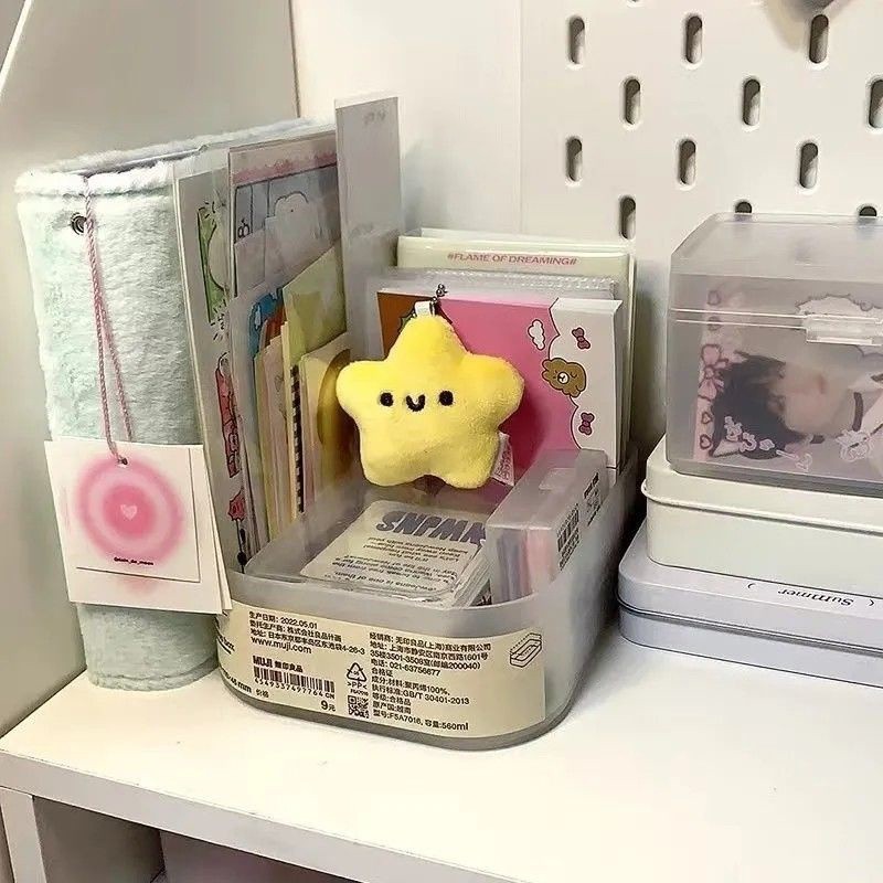 Cute Stars Plush Toy Squeak Keychain Fluffy Soft Stuffed Toy Backpack ...