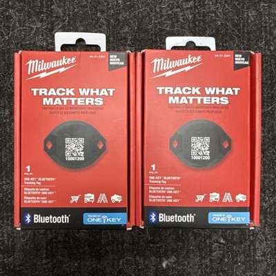 (2) Milwaukee 48-21-2301 ONE-KEY Bluetooth Tracking Tag ~NEW~ / Ships ...