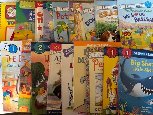 Lot of 20 Level 1 2 3 Reader Some Scholastic nice assortment Homeschool ...