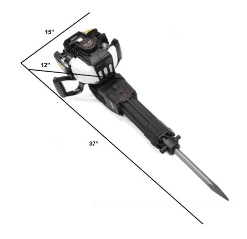 XtremepowerUS 38cc Gas EPA Demolition Jack Hammer Point & Chisel Bits ...
