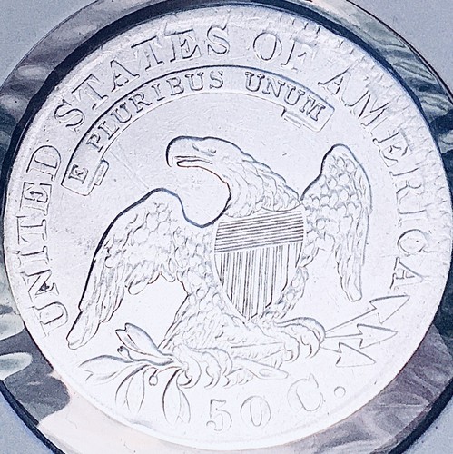 1829-P PHILADELPHIA MINT AMAZING MONSTER U.S. CAPPED BUST HALF DOLLAR ...