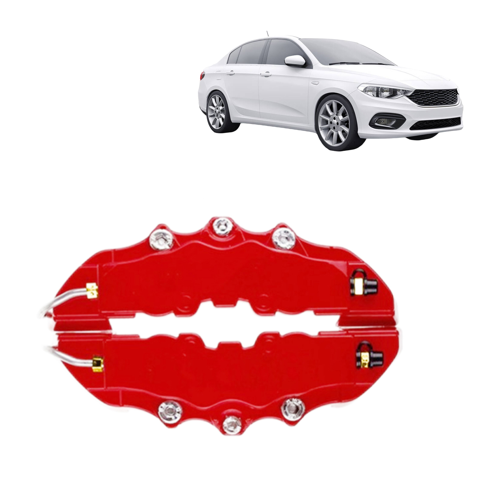 Brake Caliper Covers 1pc Kits Car Styling Universal Caliper Cover Kit S ...