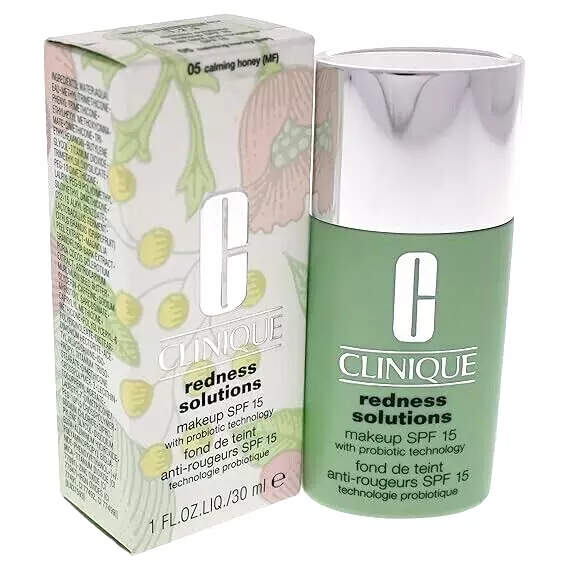 Clinique Redness Solutions Makeup Foundation SPF 15 Calming 1.0 oz/30 ...