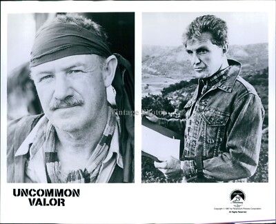 News Photo Actor Uncommon Valor Gene Hackman Retired Marine Robert ...