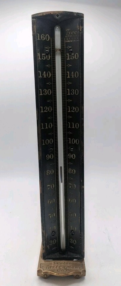 Antique Tycos Taylor Instrument Co's Brass Industrial 30-160 Degree ...