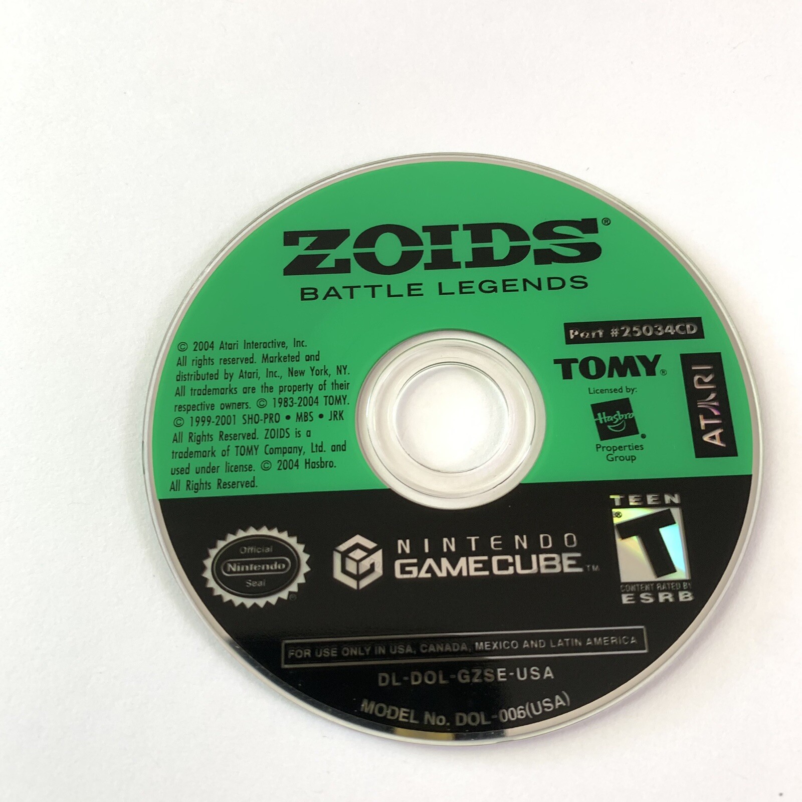 Zoids Battle Legends Nintendo Gamecube Disc Game Only 742725250345 | eBay