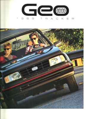 1989 GEO TRACKER sales brochure catalog US 89 SUZUKI Sidekick Chevrolet ...