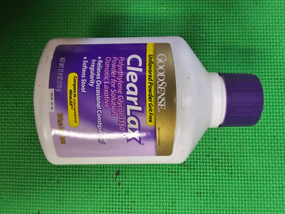 GoodSense ClearLax Polyethylene Glycol 3350 Powder 17.9oz exp-12/2025 ...