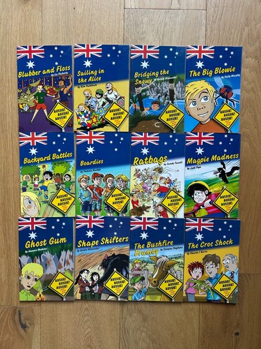 12 x books in Aussie School Books Series Easy Fiction Novel Set 2008 ...
