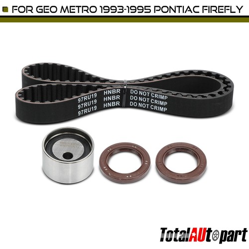 4Pcs Timing Belt Kit for Geo Metro 1993 1994 1995 Pontiac Firefly 1994 ...