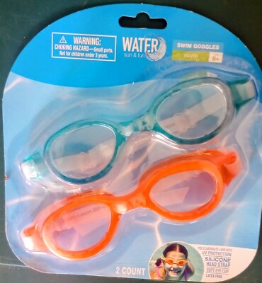 Water Sun And Fun 2 Pack Swim Goggles Age 8+ | eBay