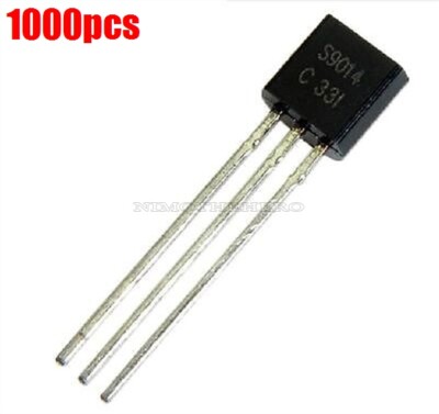 1000Pcs Transistor S9014 SS9014 Package TO92 Npn General Ic New vh ...