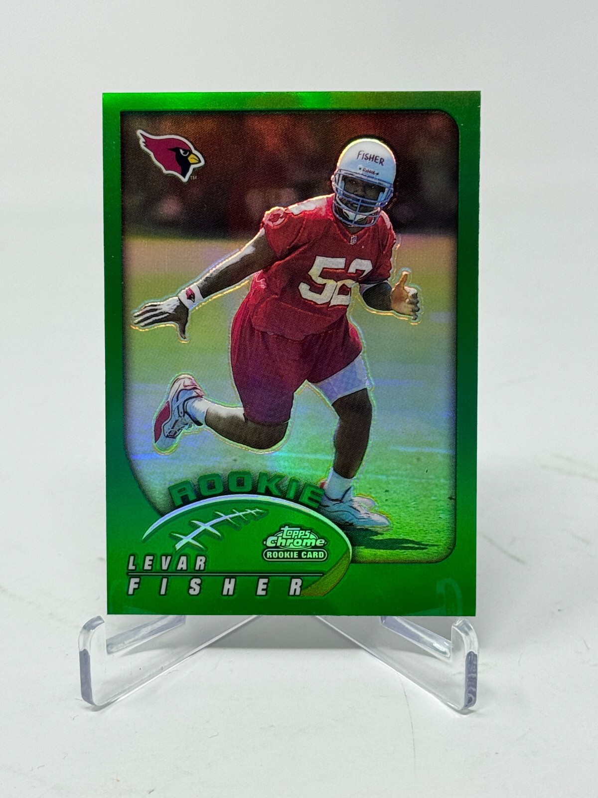 2002 Topps Chrome Football Levar Fisher Refractor Rookie RC Card #238 ...