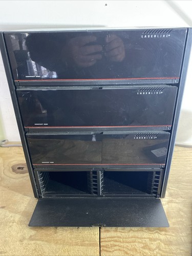 Laserline CD Storage Holds 48 Tower Drop Down Black 13.5" x 16" x 10 ...