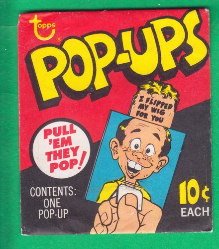 1960'S TOPPS POP-UPS 10 Cents PAPER WRAPPER | eBay