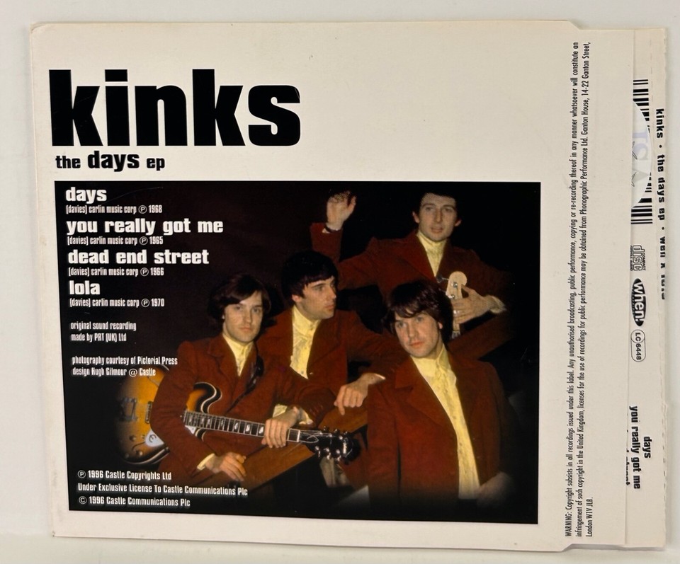 RAY DAVIES Signed Autograph CD Cover "The Days" THE KINKS JSA COA | eBay