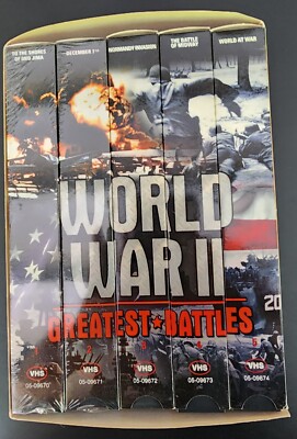 Great Battles of WWll (5 VHS Video Box Set, 1997) Pre-Owned | eBay